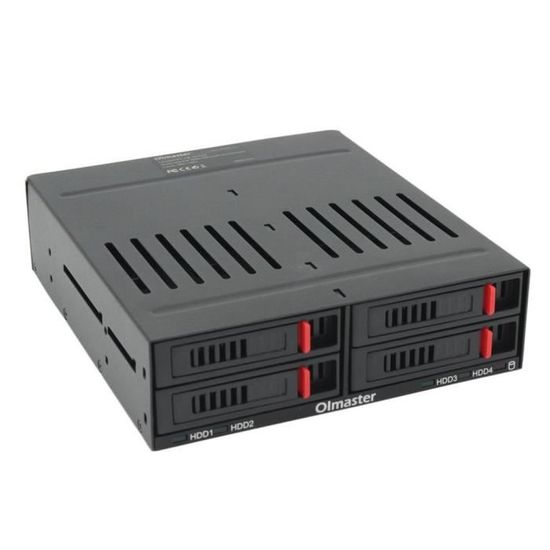 OIMASTER He-2006 Rack Interne À 4 Emplacements Sata Boîtier pour Disque ...