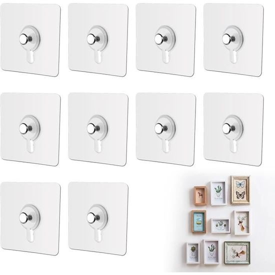 Accroche Tableau Sans Percer,Accroche Tableau,Attache Cadre Adhésif ...