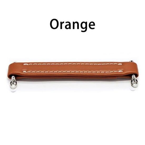 BOUTON DE MEUBLE,E--Poignées de valise en cuir souple, rétro, pour ...