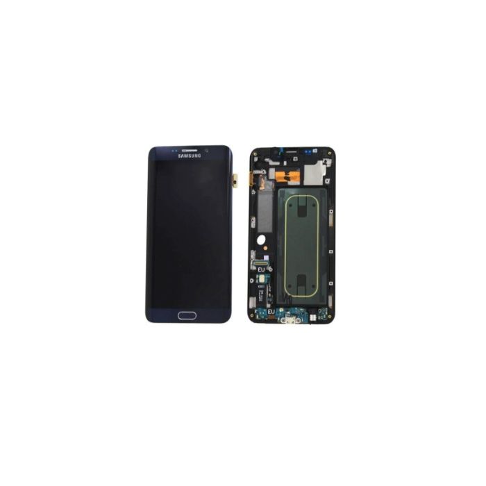 Original Ecran LCD et Vitre Tactile Sur Chassis Noir pour Samsung Galaxy S6 Edge Plus GH97 ...