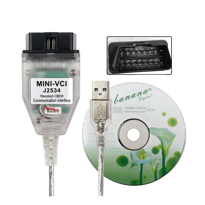 Toyota Lexus Techstream, Mini VCI Cable, Outils de Diagnostic OBD2 ...