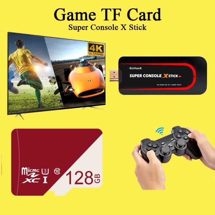 Bâton X 128G-Carte mémoire TF pour jeux Gameboy, RG351P, pawky Box Pro ...