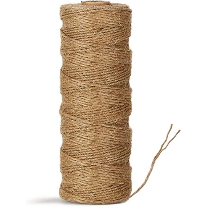 Corde De Jute Naturelles Ficelle En Jute, 1Mm 656 Fuß - 200M Pour ...