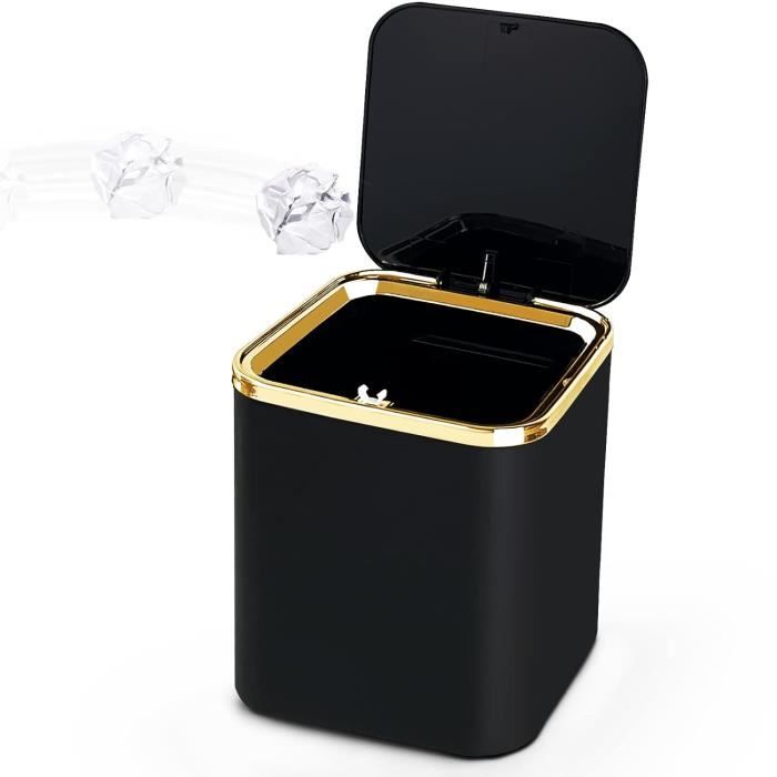 Mini Poubelle De Table Avec Couvercle 2L, Petite Poubelle Cuisine, Pour ...