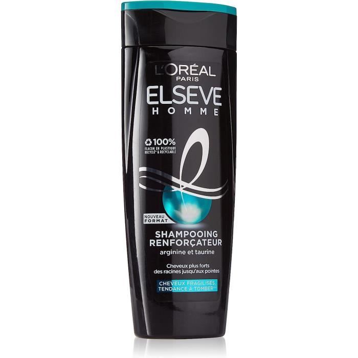 Elseve Homme Shampooing Homme Renforçateur Pour Cheveux Fragiles À L ...
