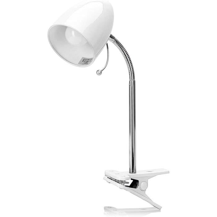 Aigostar - Flexo LED Escritorio con Pinza, E27(Max 11W), Cable 1,5 m ...