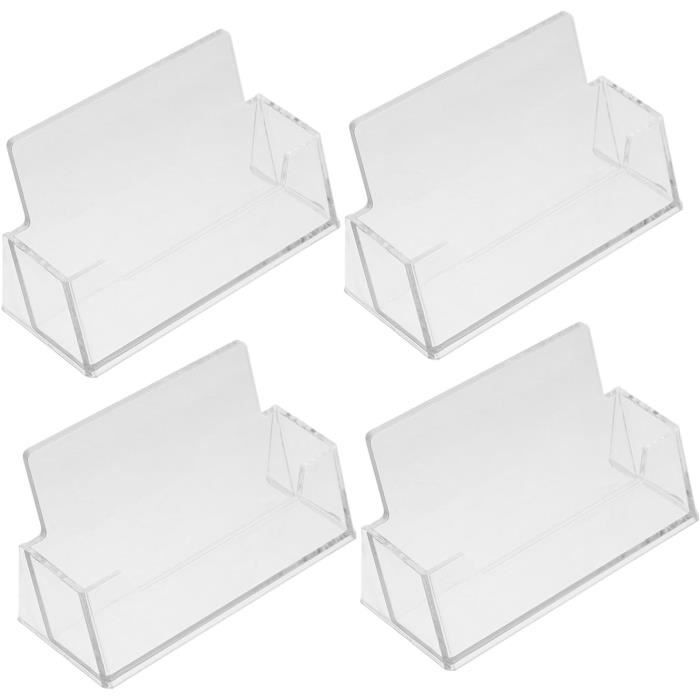 4 Pièces Nom Du Titulaire De La Carte Caisse Rangement Plastique The ...