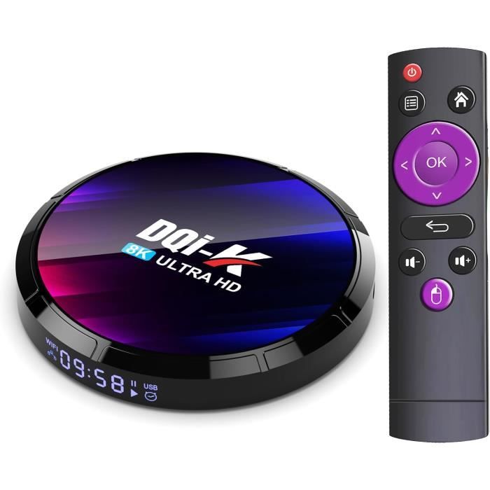 Smart media player Box TV Android H96 Allwinner RK3528 - 3D 8K Ultra HD ...