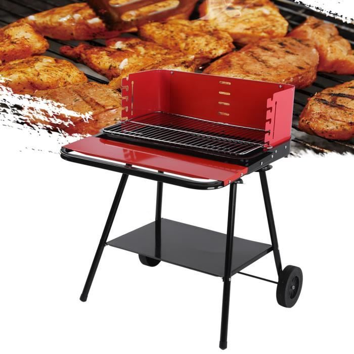 Barbecue portatif antiadhésif pour camping en plein air avec accessoire ...