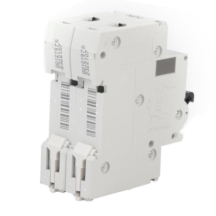 Disjoncteur CC MINIFINKER C65H-DC 2P 250V DC - 16A - Protection contre les surcharges et les ...