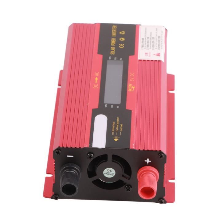 Mxzzand onduleur DC à AC Onduleur solaire portable 1000 W pour la ...