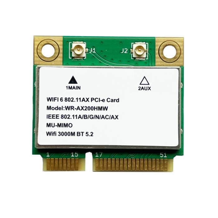 AX200HMW AX200 2974M WIFI6 Module Dual Band MINI PCIE 802.11Ax 160Mhz ...