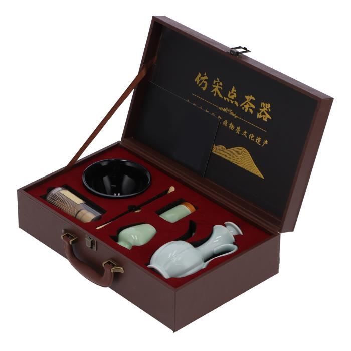 Ensemble d'outils à thé Matcha - SONEW - Bol, Fouet, Scoop, Caddy en ...