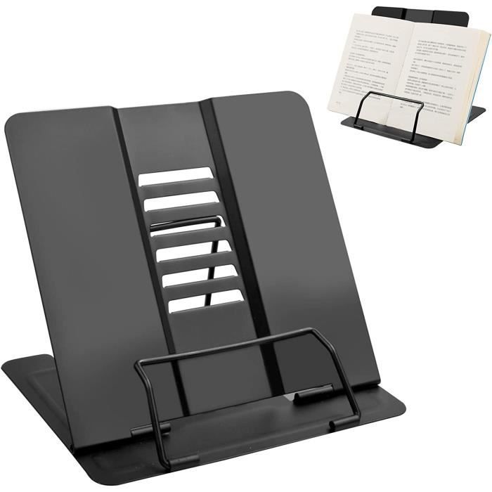 Pinsheng Support de Lecture Métal, Livre Stand pour Livre de Cuisine ...