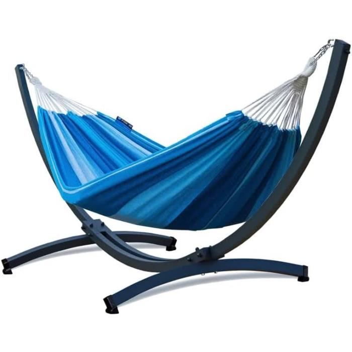 Potenza® Hamac avec Support en Aluminium pour 2 Personnes Démontable ...