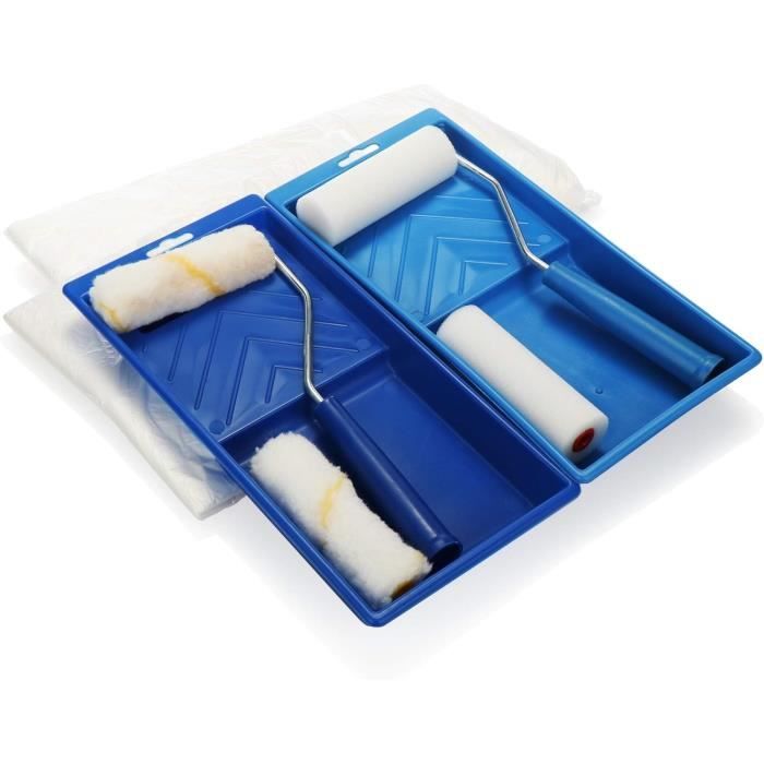 ® Coffret Peintre 10 Pièces - Bâches, Rouleaux À Peinture Et Bacs À Peinture, Idéal Pour Les ...