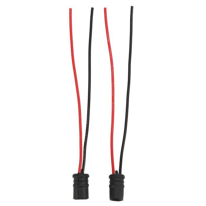 VBESTLIFE douille d'ampoule LED 2 pièces culot d'ampoule 12V 30A noir ...