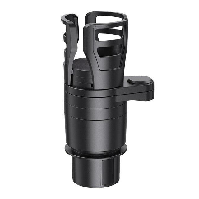 PORTE BOISSON,Black--Porte gobelet de voiture réglable, extenseur ...