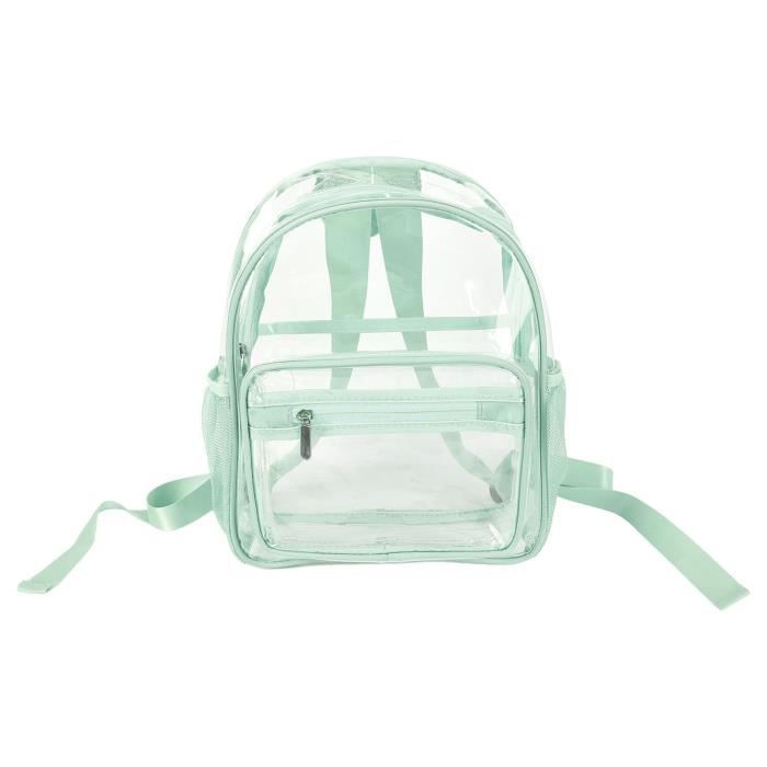 Sac à dos transparent en PVC écologique, sac à dos étudiant, sac à dos ...