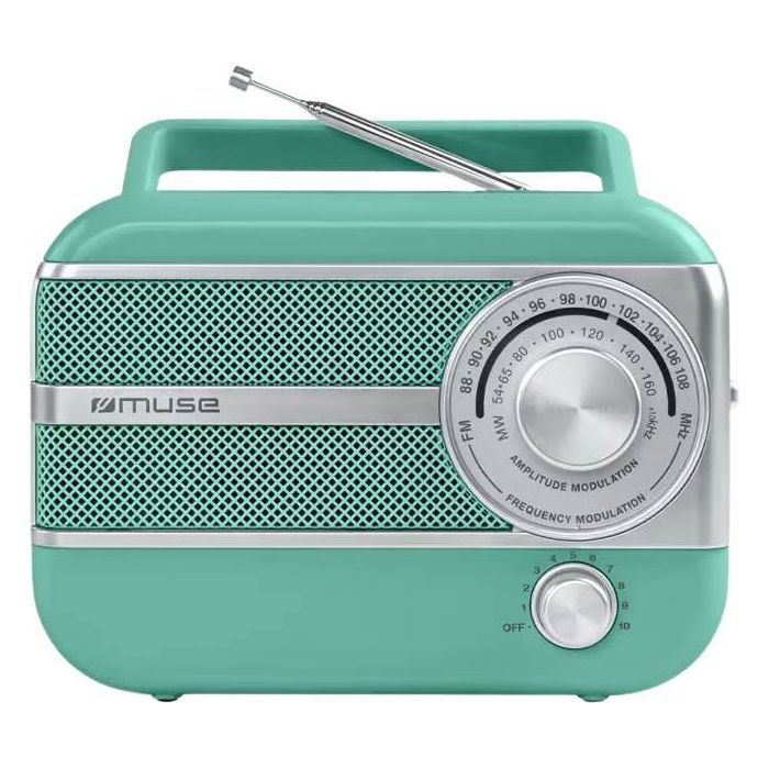 Radio Portable - MUSE - M-056 Ag Green - Haut-parleur Intégré - Tuner ...