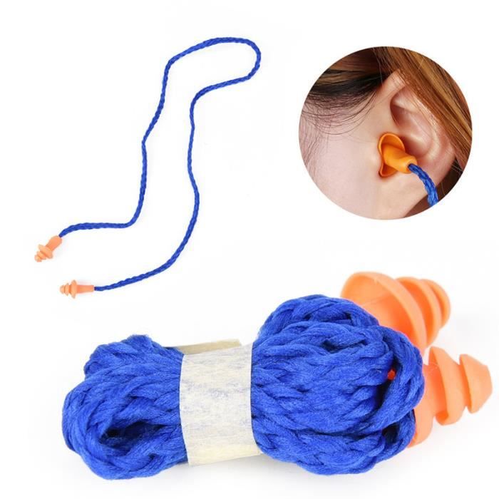 BOULES QUIES,--Bouchons'oreille en Silicone souple, 10 pièces ...