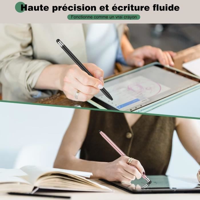 Stylet Universel Pour Écrans Tactiles, Stylet Capacitif 2 En 1 Pour ...