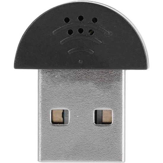 Mini Microphone USB - Plug and Play Omnidirectionnel à 360 ° Microphone ...