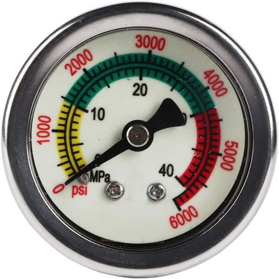 40Mpa Jauge De Pression Des Pneus Auto Moto Manomètre Manomètre Haute Pression Assemblage Pompe ...