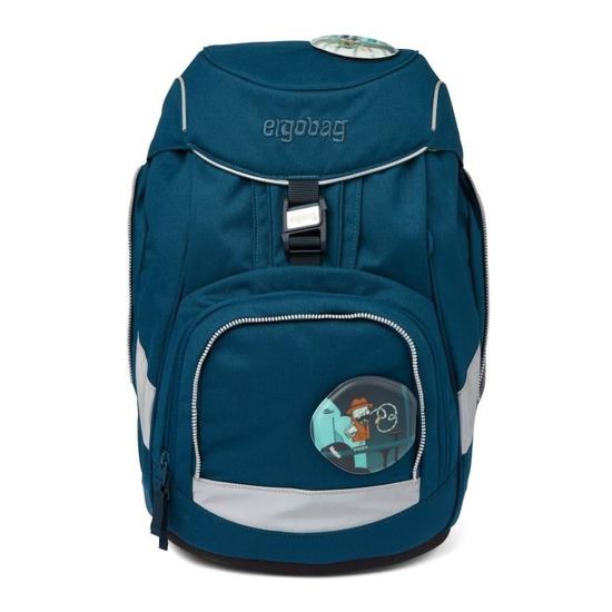 Ergobag Pack-Set 6-teilig RobotBär [120446] - cartable Turquoise, Bleu ...