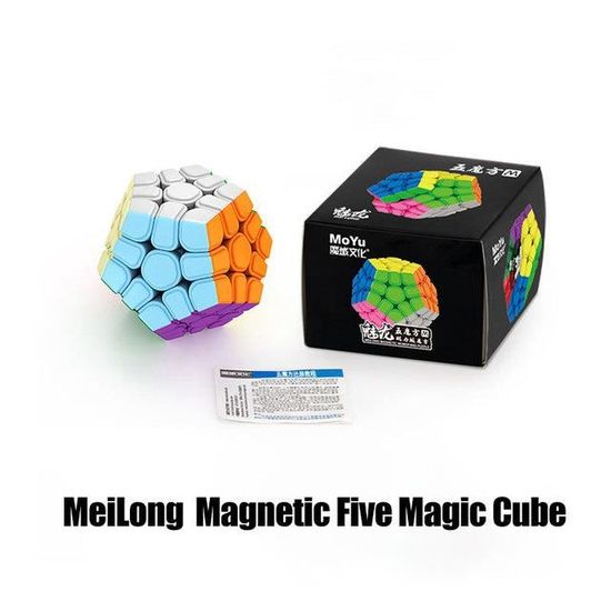 CASSE-TETE,Five Magic Cubes--Cube magique Meilong, 2x2, 4x4x4 5x5x5, Puzzle magnétique, 3x3 ...