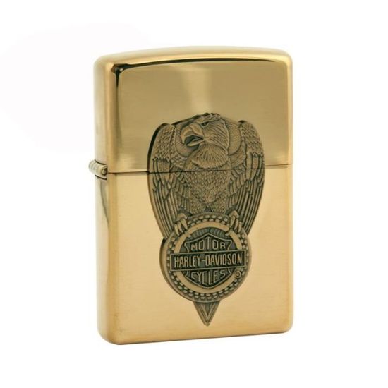 Briquet Zippo doré aigle Harley-Davidson® - Cdiscount Au quotidien