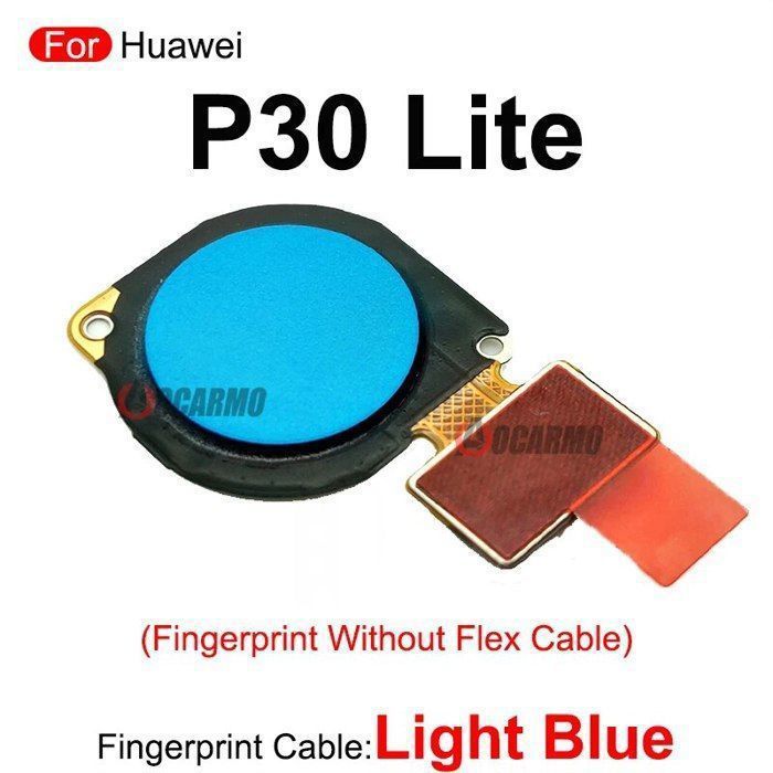 Câble téléphone,Bouton d'empreinte digitale pour Huawei P30 Lite,noir ...