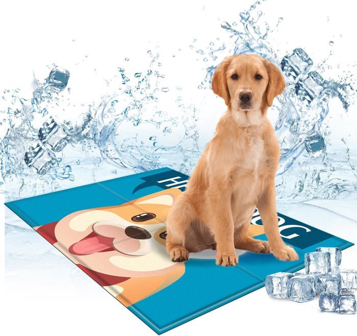 Tapis Rafraichissant Chien 96 x 81 cm, Tapis Refroidissement Chien ...