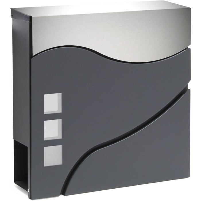 Wiltec Boîte aux Lettres Murale ou sur Pied Design Porte-journaux V28 ...