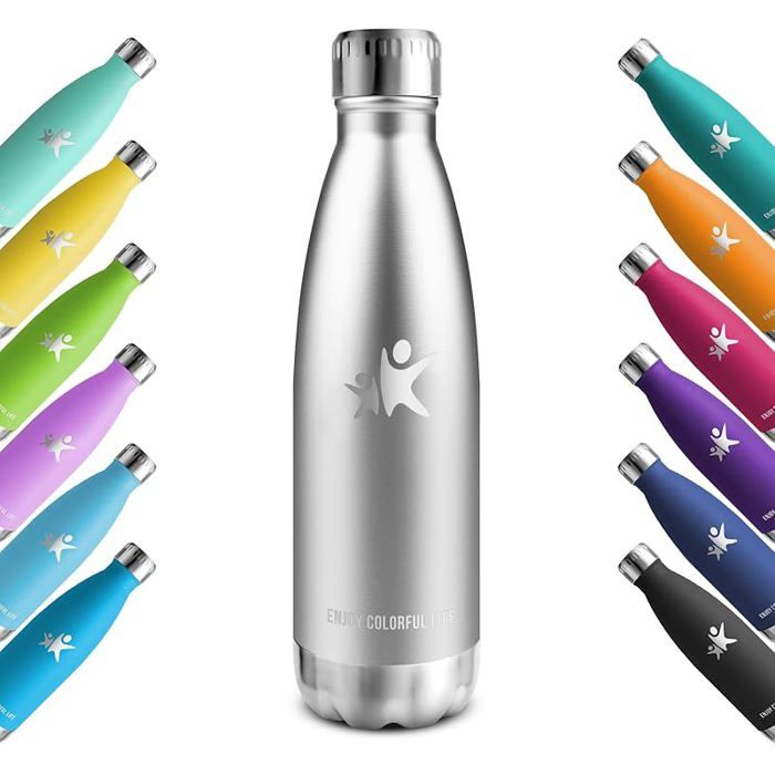 Gourde Inox Isotherme - 350/500/650/750ml, Bouteille eau Acier ...