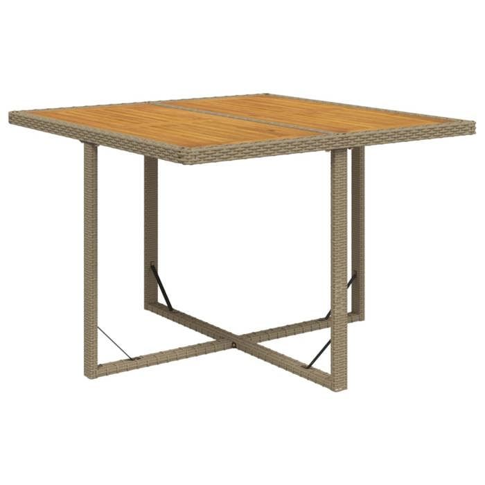 "NEW 2026"Table de jardin élégante,109 x 107 x 74 cm,1 pc,résine ...