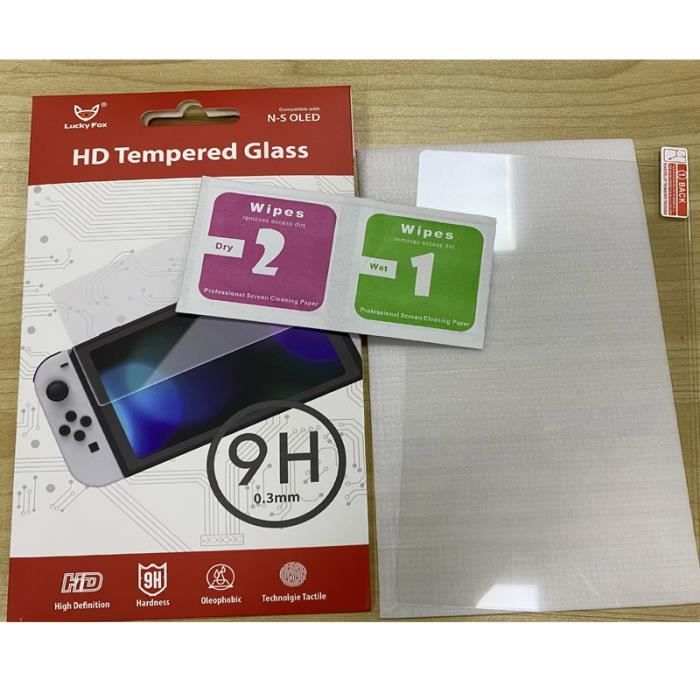 Pour NS OLED-Verre de protection pour Nintendo Switch, 10 pièces, Film en verre trempé pour ...