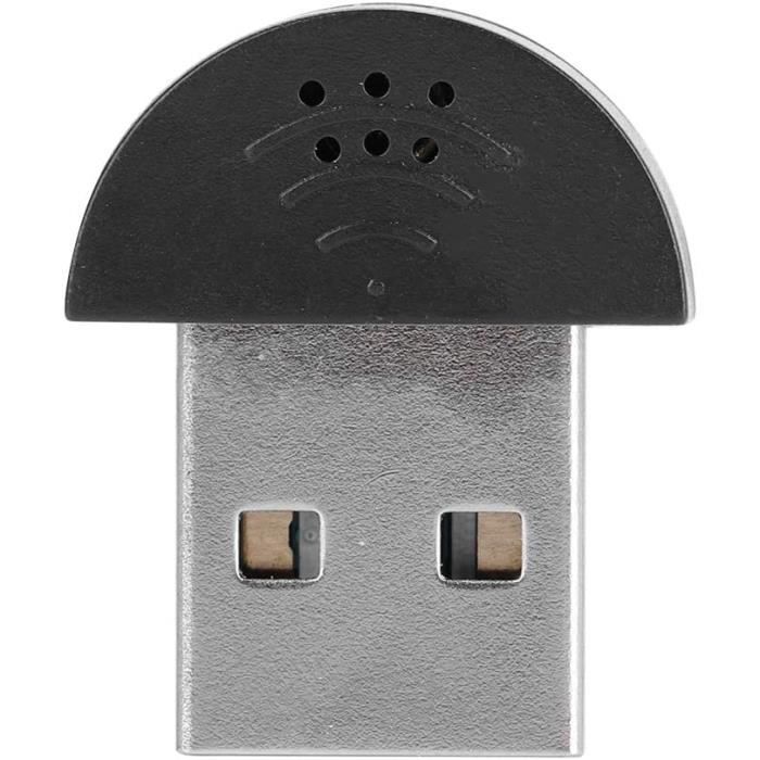 Mini Microphone USB - Plug and Play Omnidirectionnel à 360 ° Microphone ...