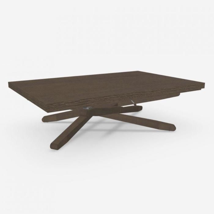 Table basse transformable SU & GIÙ Bois Wild Chêne Delhi - Cdiscount Maison