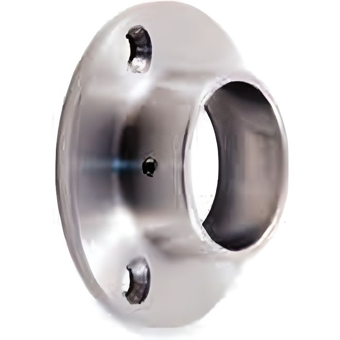 Fixation murale - AISI 304 - Finition brossée - Pour tube diamètre 42,4 ...