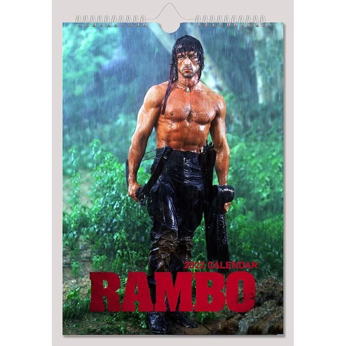 Rambo Calendrier mural 2021 A4 Sylvester Stallone 718 - Cdiscount Beaux ...