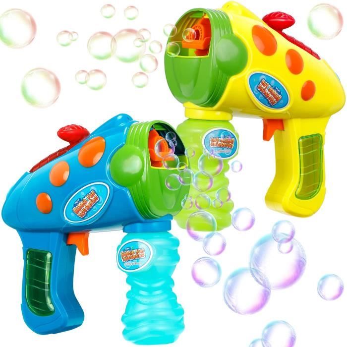 Machine à bulle, 2 pistolet à bulles, machine à bulles 2 en 1 avec 2 ...