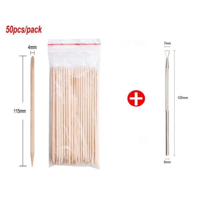 Maquillage,Bâtonnet à cuticules avec deux extrémités pointues,100 ou 50 ...