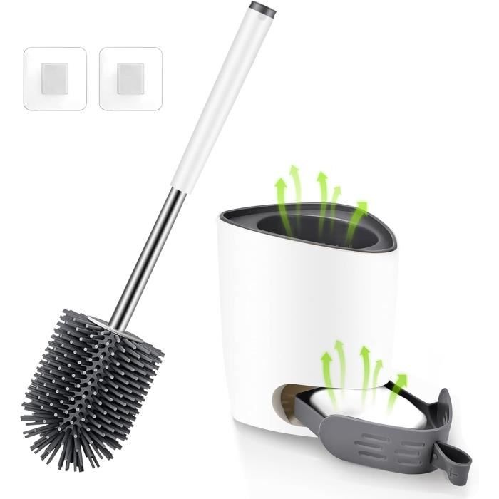 Brosse Wc, Brosse Toilettes Wc Silicone, Montage Mural Et Debout Balai ...