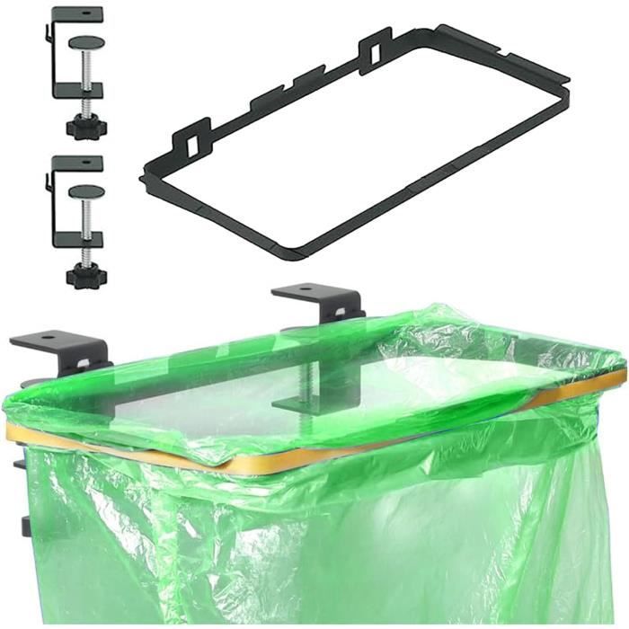 Support De Sac Poubelle En Métal, Support Pour Sac Poubelle Avec Clip ...
