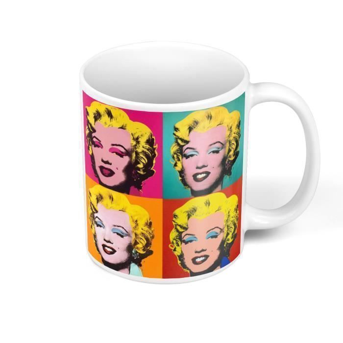 Mug - FABULOUS BIJOUX - Andy Warhol - Portrait Marilyn Monroe ...