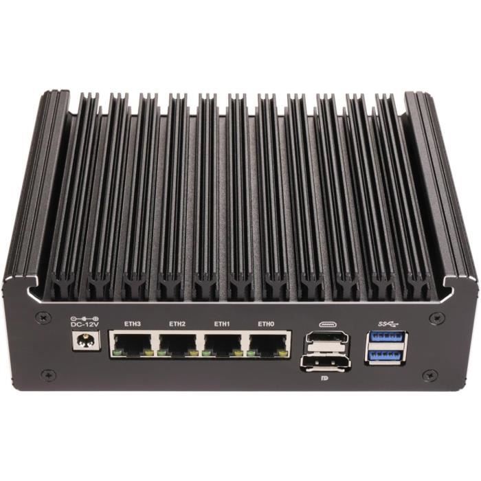 Mini PC HSIPC Alder Lake N100 Quad Core Firewall Micro Appliance,16G ...