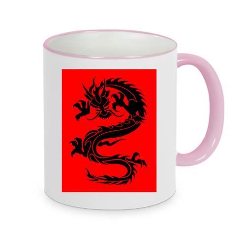 Mug - Céramique - Rose LMK DRAGON CHINOIS - Cdiscount Maison