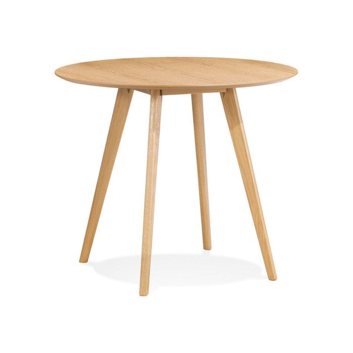 Table à diner design SPACO finition naturelle style scandinave ...