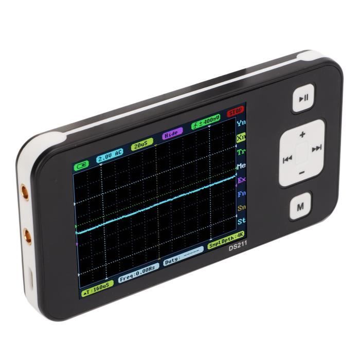 CEN Oscilloscope portable Mini Oscilloscope 1 Canal 200Khz Bande ...